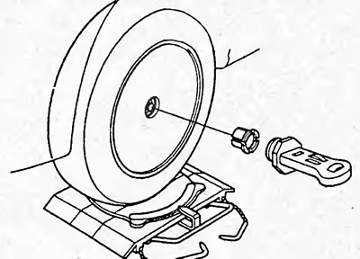 Checking and adjusting the front wheel alignment angles (Honda Civic 7 ...